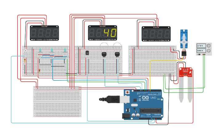 Circuit design MONITOREO DE BIO HUERTO - Tinkercad