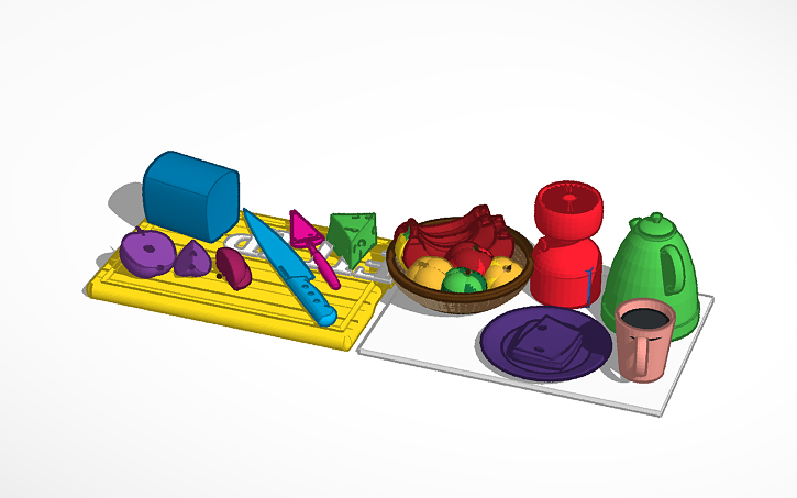 3D design food - Tinkercad