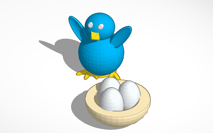 3D design bird | Tinkercad