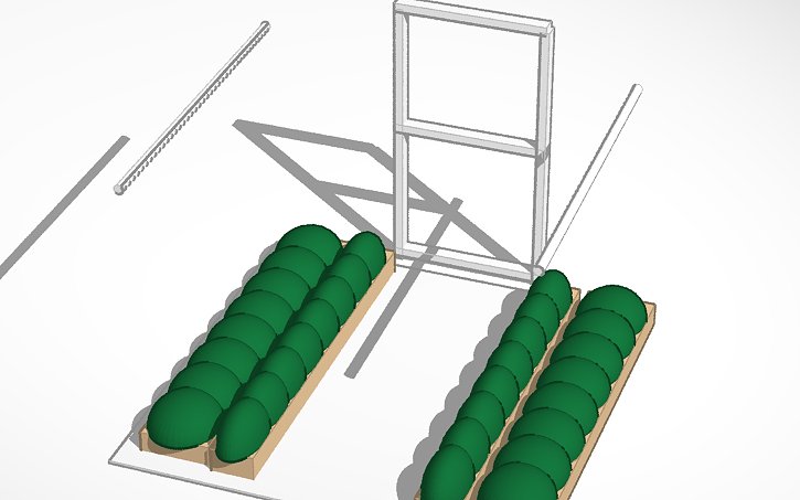 3D design Green House - Tinkercad