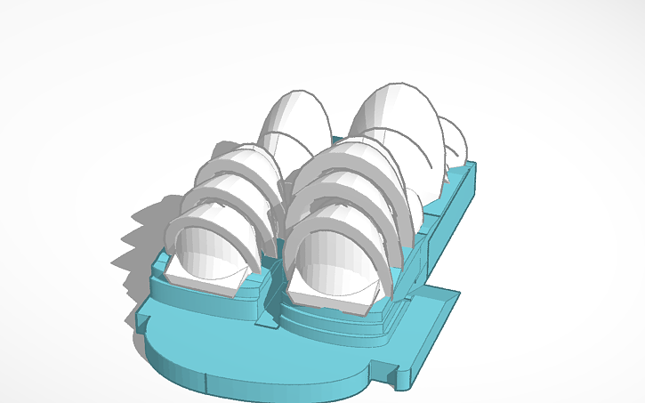 3D design Sydney Opera House - Tinkercad