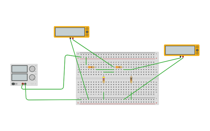 Circuit design Problema 2 | Tinkercad