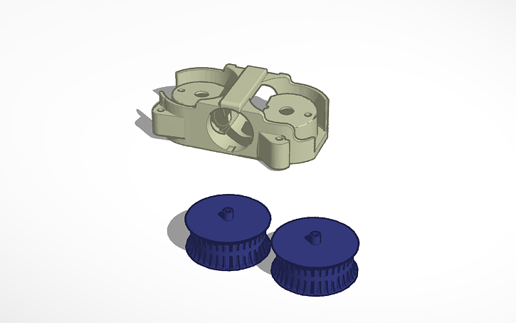 3D design Nerf Rival Flywheel Cage Canted | Tinkercad