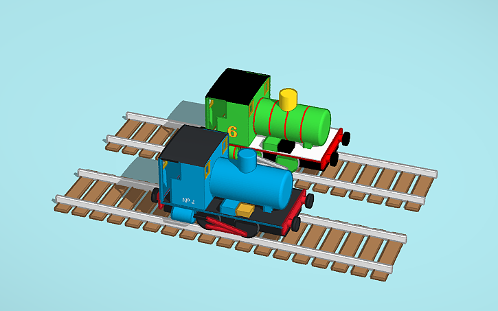 3D design Andrew Barclay Works Fireless Engine No.2 - Tinkercad