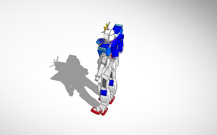 3D design Gundam - Tinkercad