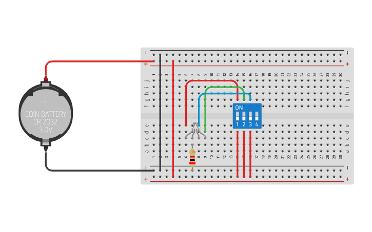Circuit design LED_RGB_com_Chave - Tinkercad
