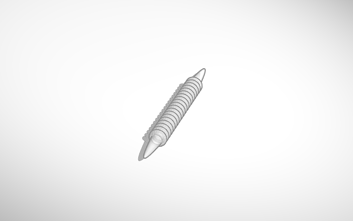 3D design Retractable Javelin - Tinkercad