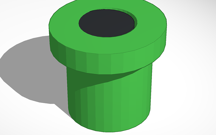 3D design Mario Tube | Tinkercad