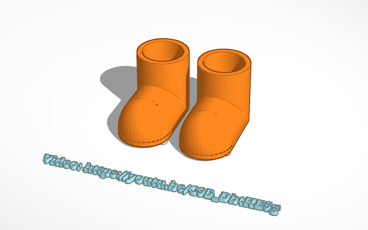 3D design Foot shoes - Eunny - Tinkercad