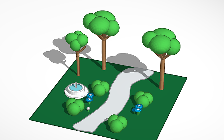 3D design Garden - Tinkercad