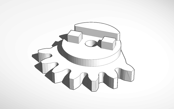 3D design EBAmk2_018_claw_gear_driven (HS-645MG) - Tinkercad