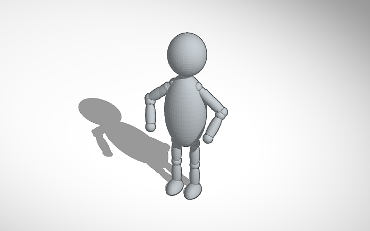 3d Design Tchm Character Template 2 Techmisu Tinkercad