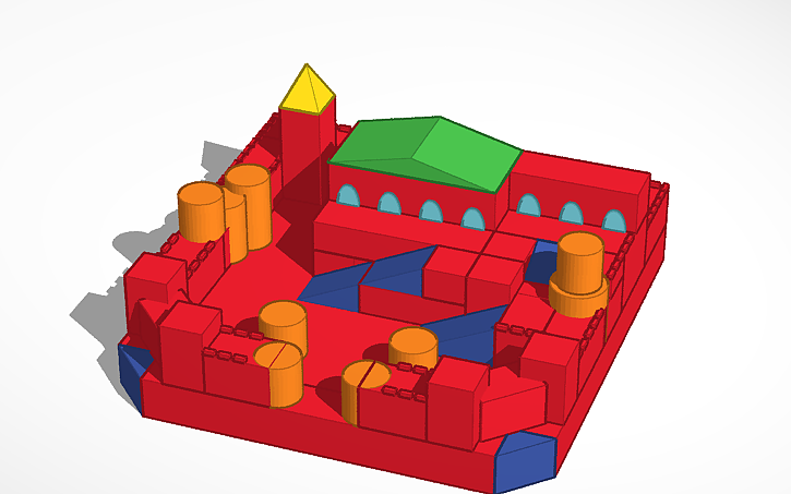 3D design Castle - Tinkercad