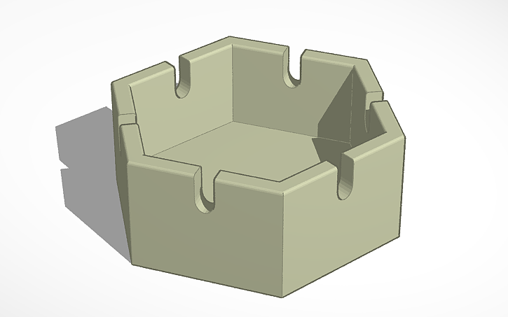 3D design Ashtray - Tinkercad