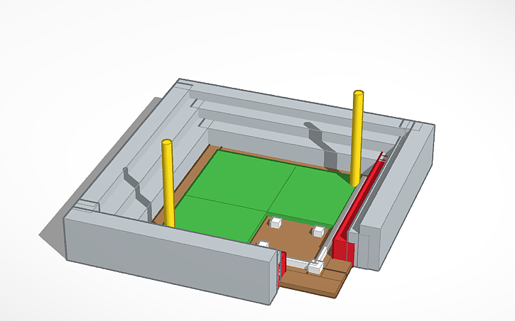 3D design baseball field | Tinkercad