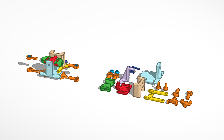 3D design Active Roll Steering System for 1/28 RC Drift Car - Tinkercad