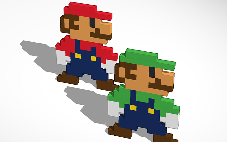 3D design Mario - Tinkercad