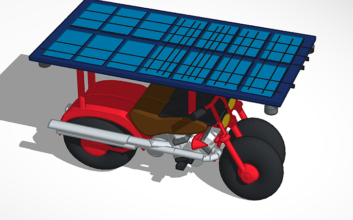 3D design Copy of motorcycle garrett | Tinkercad