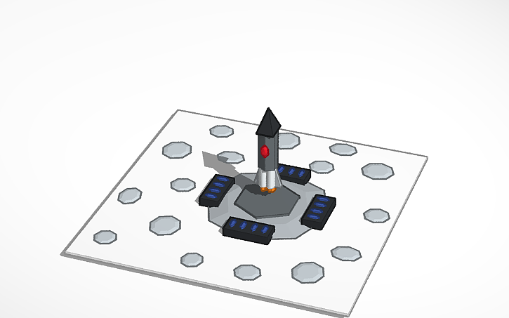 3D design Rocket by Arek - Tinkercad