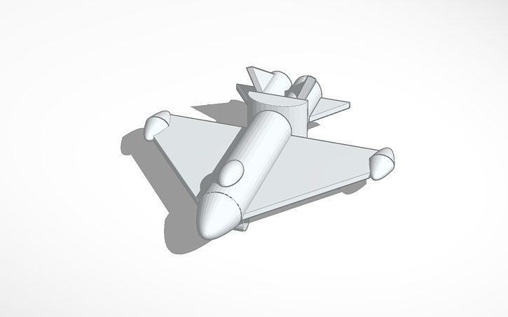 3D design airplane - Tinkercad