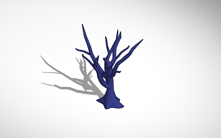3D design Spooky Tree - Tinkercad