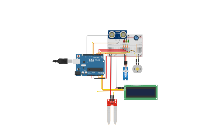 Circuit design Automatización_Riego_Arduino - Tinkercad