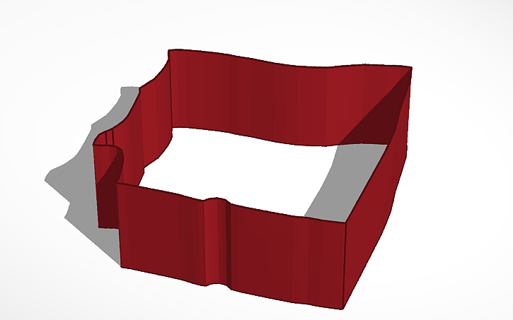 3D design cookie cutter-Arizona | Tinkercad