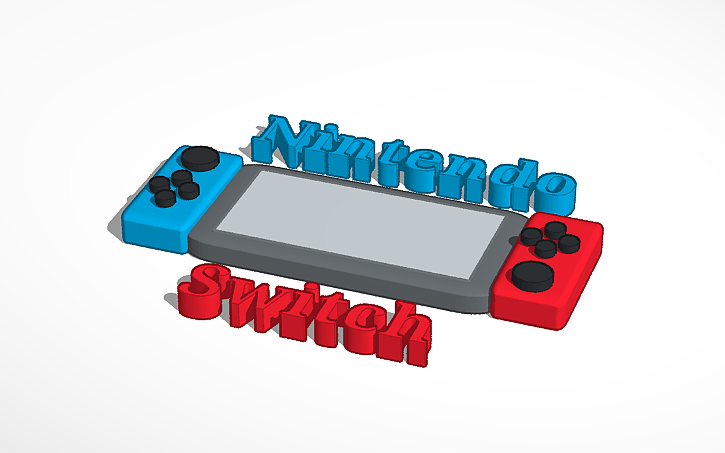 3D design Nintendo Switch - Tinkercad