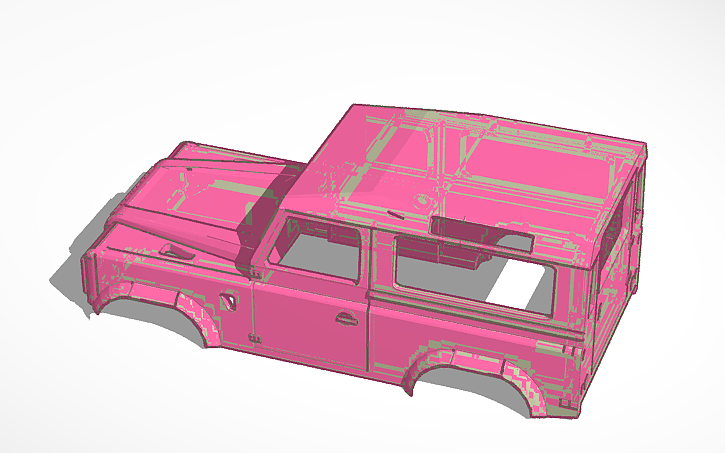 3D design land rover - Tinkercad