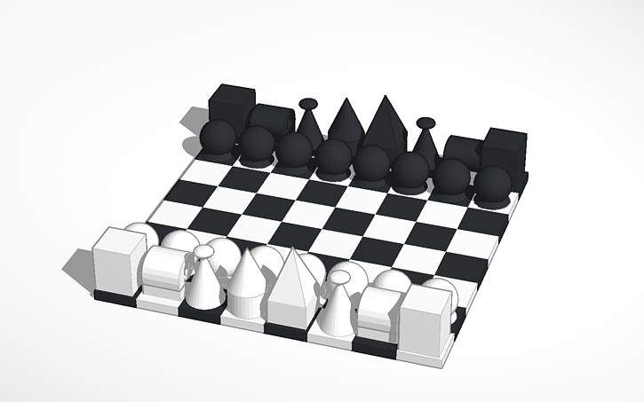 3D design Chess - Tinkercad