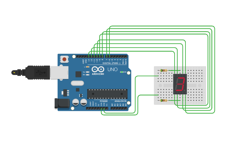 Circuit design Bài 2a - Tinkercad