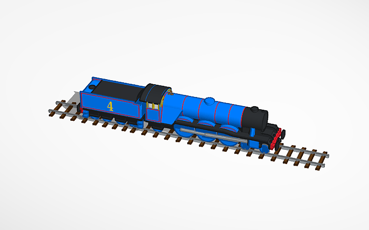 3D design Gordon The Big Express Engine - Tinkercad