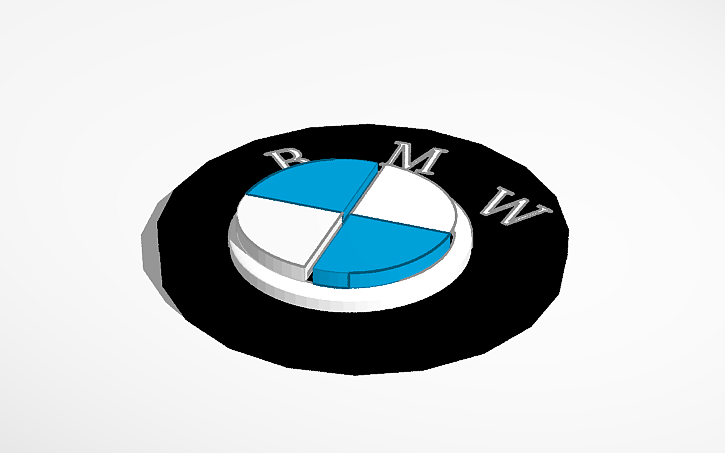 3D design bmw logo - Tinkercad