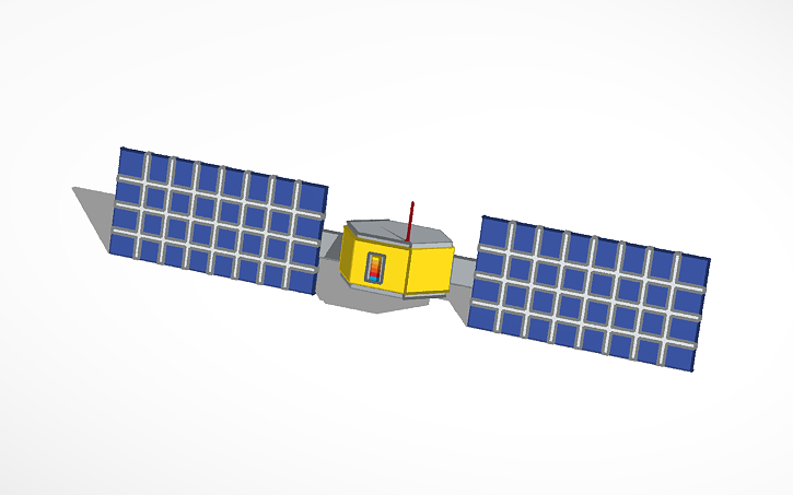 3D design Satellite 🛰📡💫⭐️🌟 - Tinkercad