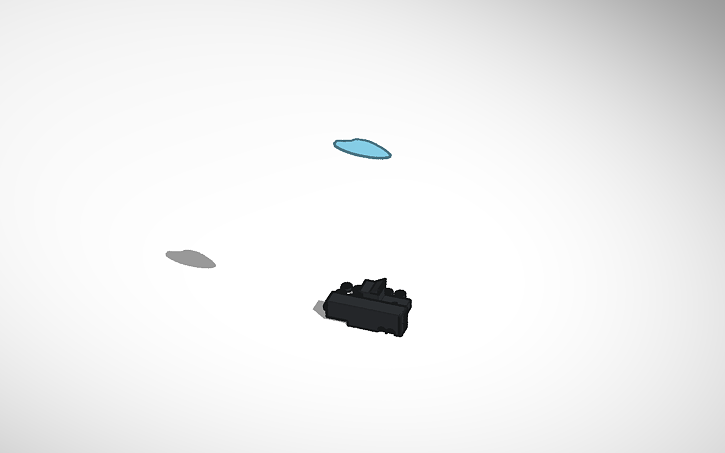 3D design Semi truck w/ trailer - Tinkercad