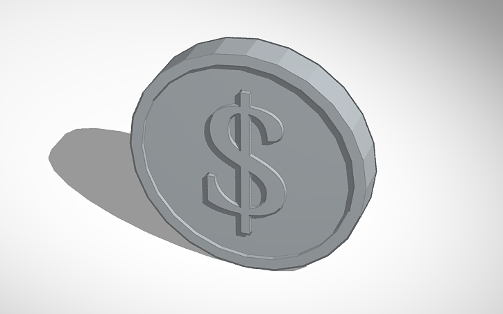 3D design Penny - Tinkercad
