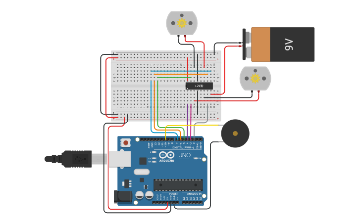 Circuit Design Arduino Controlled Motor Tinkercad Images