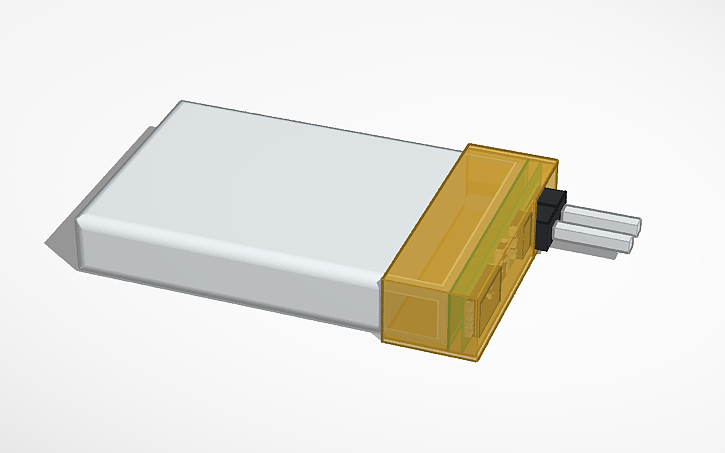 3D design battery - Tinkercad