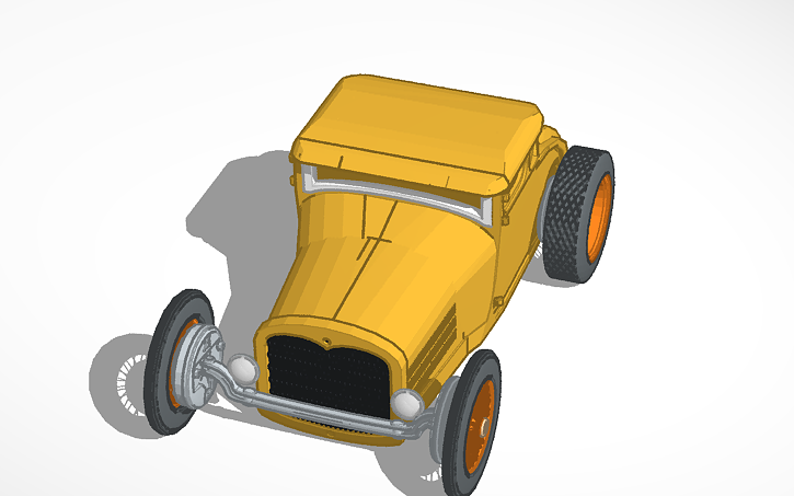 3D design Hot rod - Tinkercad