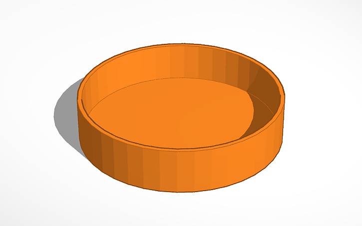 3D design Industar-37 cap 86mm 4mm leather padding - Tinkercad