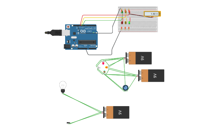 Circuit Design Semáforo Tinkercad