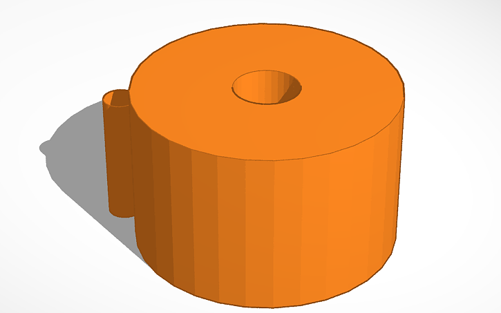 3D design simple knob - Tinkercad