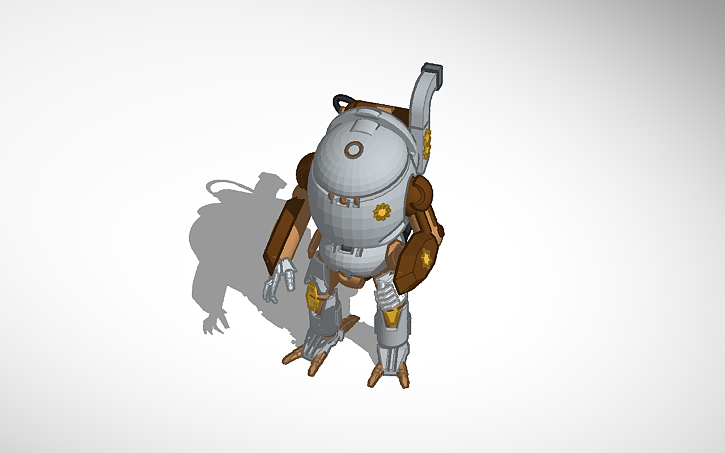 3D design Steampunk Power Armor - Tinkercad