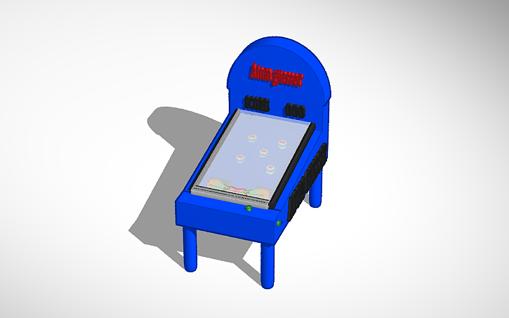 3D design pinball - Tinkercad