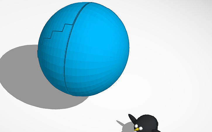3D design suprise ball - sim lab - copy and see whats inside!! - Tinkercad