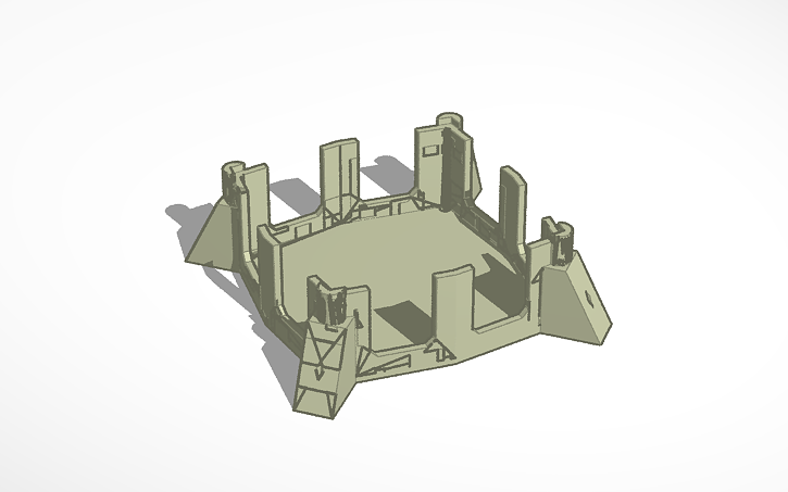 3D design The Cling-On quad copter flight drone - body | Tinkercad