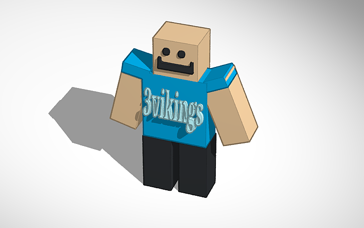 3D design my roblox character its named 3vikings friend me | Tinkercad