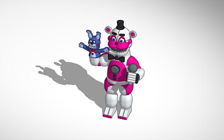 3D design Funtime Freddy - Tinkercad