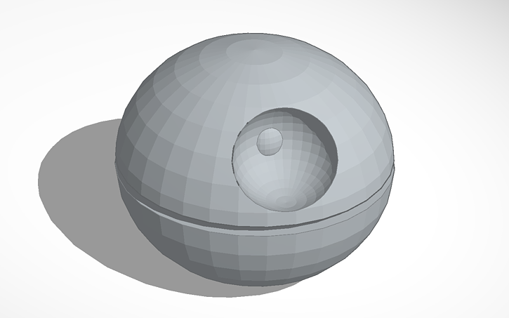 3D design Death Star - Tinkercad