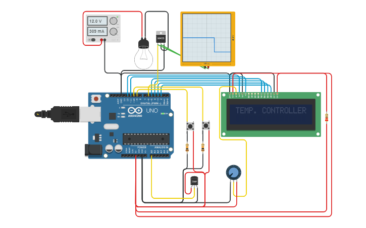 Circuit Design A Temperature Controller With Variable Brightness 6595